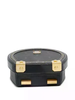 Mcm Berlin Studded Round Tote Bag