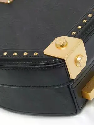 Mcm Berlin Studded Round Tote Bag