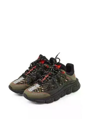 Versace Tie Fastening Sneakers For Men