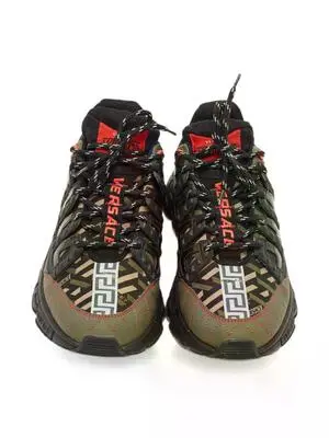 Versace Trigreca Panelled Sneakers