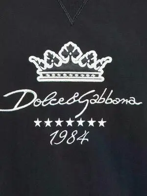 Dolce & Gabbana Embroidered Logo Crewneck Sweatshirt