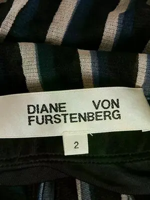 Diane Von Furstenberg Striped Midi Dress