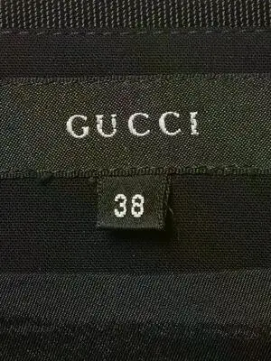 Gucci Belted Crepe Mini Skirt