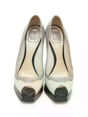 Dior Peep-toe Platform Pumps