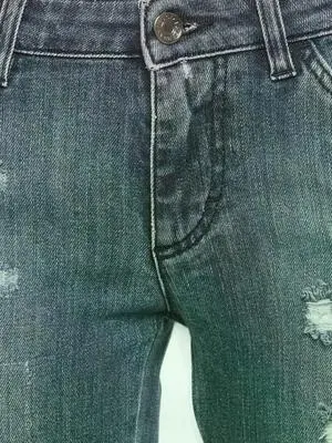 Dolce & Gabbana Distressed Skinny Jeans With Zip Cuffs