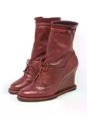 Bottega Veneta Intrecciato Wedge Ankle Boots