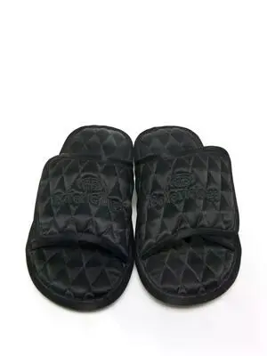 Balenciaga Quilted Satin Slides