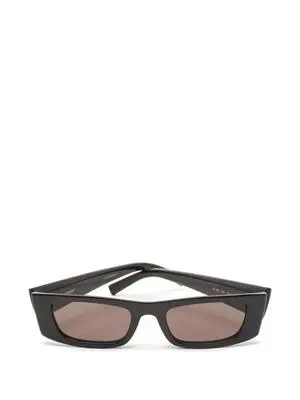 Saint Laurent Rectangle-frame Sunglasses - Black