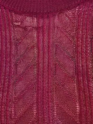 Missoni Crochet Knit Mini Dress
