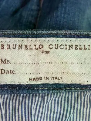 Brunello Cucinelli Faded Effect Skinny Jeans