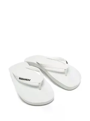 Dsquared2 Logo Flip Flops