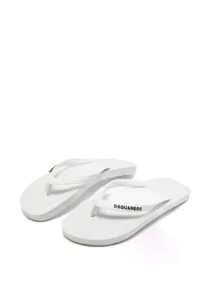 Dsquared2 Logo Flip Flops