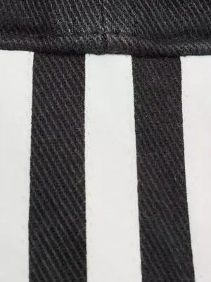 Balenciaga X Adidas Striped Distressed Baseball Cap