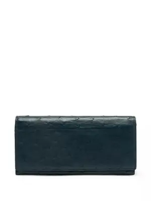 Gucci Continental Leather Wallet - Blue
