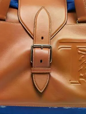 TOD'S Leather-trim Duffle Bag