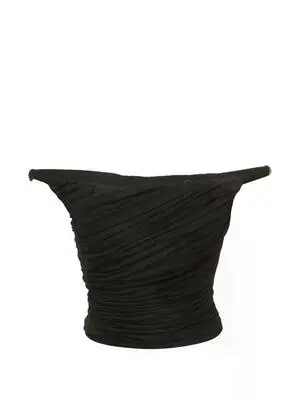 CHATS BY C.DAM Ruched Off-shoulder Blouse