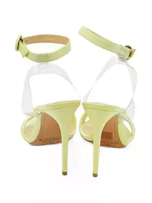 ALEXANDRE BIRMAN Vicky Knotted-strap Heeled Sandals - Green