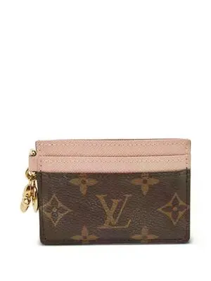 LOUIS VUITTON Charms Monogram Card Holder - Brown