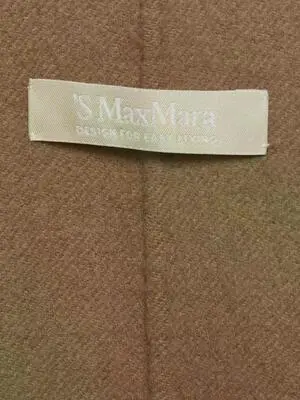 Max Mara Single-breasted Felt Coat