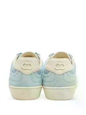 Gucci Suede Lace-up Sneakers