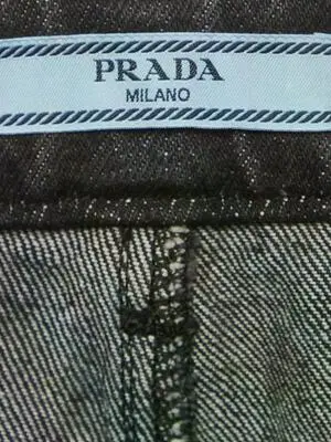 Prada Denim Midi Skirt