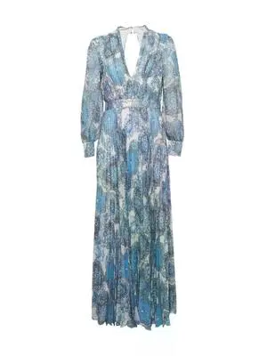 Alice + Olivia Cheney Cut-out Maxi Dress