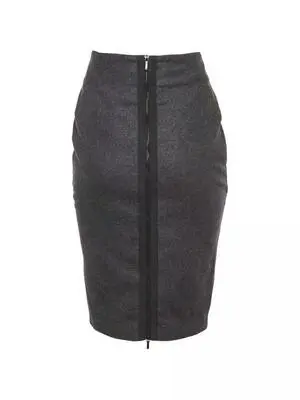 Brunello Cucinelli Felt Pencil Skirt