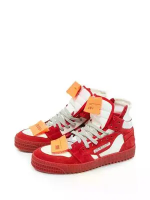 Off-White 3.0 Off Court High-top Sneakers - Red