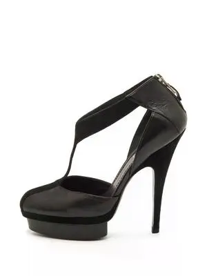 Saint Laurent Strappy Platform Pumps