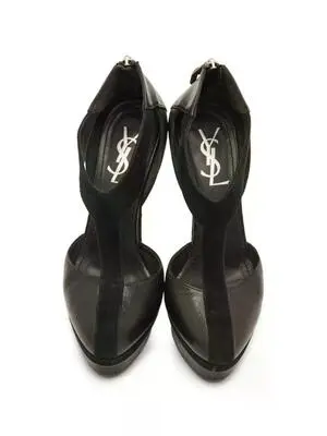 Saint Laurent Strappy Platform Pumps