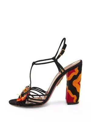 AQUAZZURA Samba Embellished Sandals
