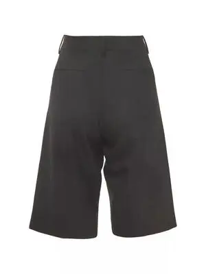 Off-White Twill Bermuda Shorts