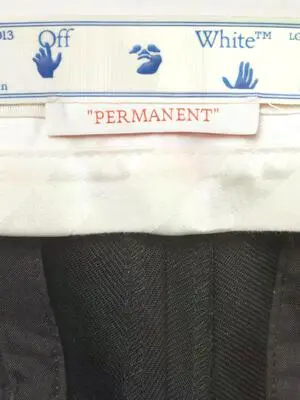Off-White Twill Bermuda Shorts
