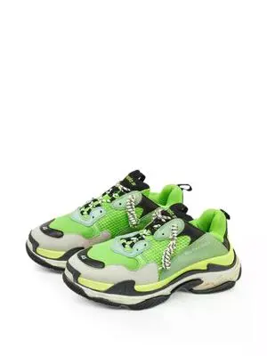 Balenciaga Triple S Lace-up Sneakers - Green