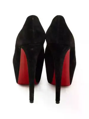 CHRISTIAN LOUBOUTIN Peep-toe Platform Pumps - Black