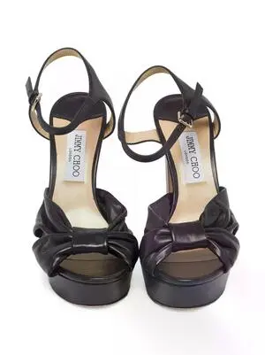 JIMMY CHOO Heloise Knot Sandals