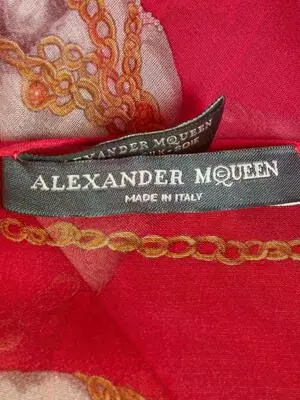 Alexander McQueen Skull-print Silk Scarf
