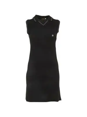 Fendi Ff Logo Polo Mini Dress