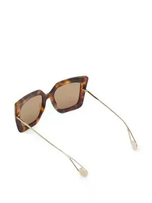 Gucci Square Frame Sunglasses - Brown