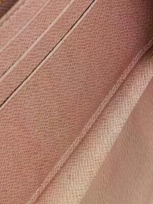 LOUIS VUITTON 2018 Zippy Damier Ebene Wallet - Brown