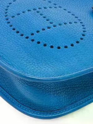 Hermès Evelyne Leather Cross-body Bag - Blue