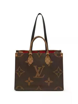 LOUIS VUITTON Onthego Reverse Giant Monogram Tote Bag - Brown