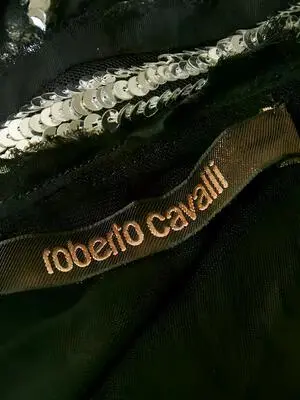 Roberto Cavalli Sequin-embellished Mini Dress