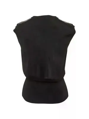 LOUIS VUITTON V-neck Knit Blouse