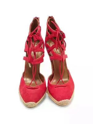 AQUAZZURA Belgravia Wedge Sandals