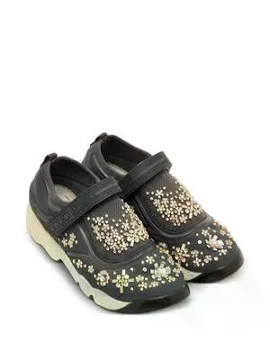Dior Crystal-embellished Slip-on Sneakers