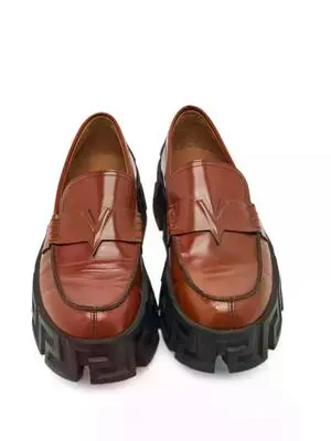 Versace Greca Platform Loafers