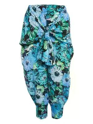 Stella McCartney Floral Print Tied Trousers