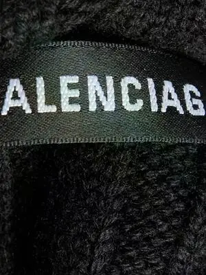 Balenciaga Ribbed Knit Turtleneck Sweater
