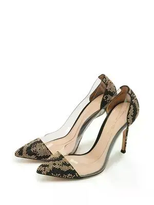 GIANVITO ROSSI Stud-embellished Pumps - Black
